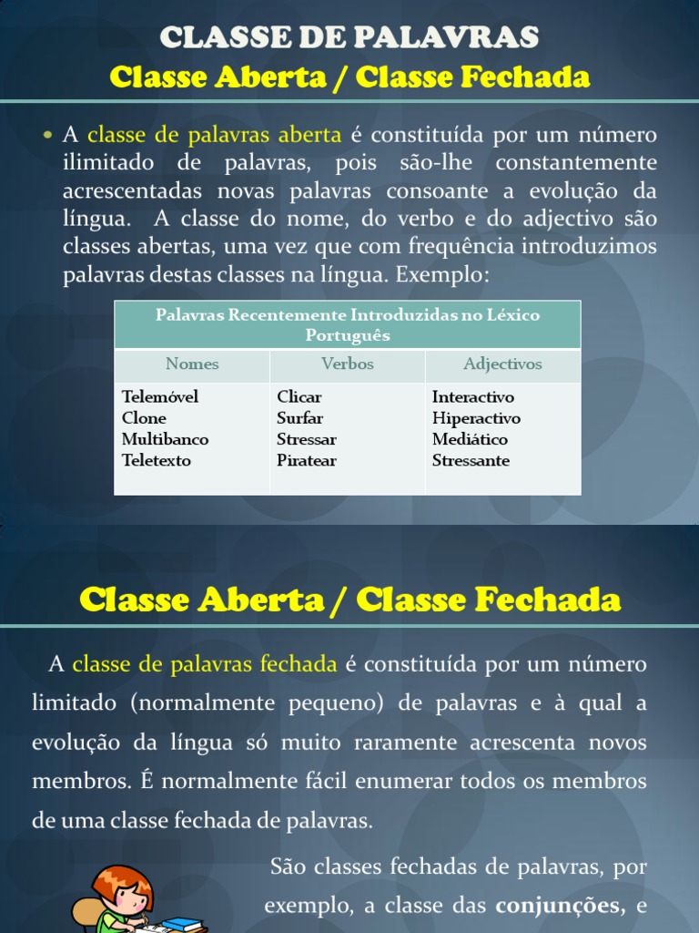 Classes de Palavras-Nome | PDF | Palavra | Estilo (ficção)