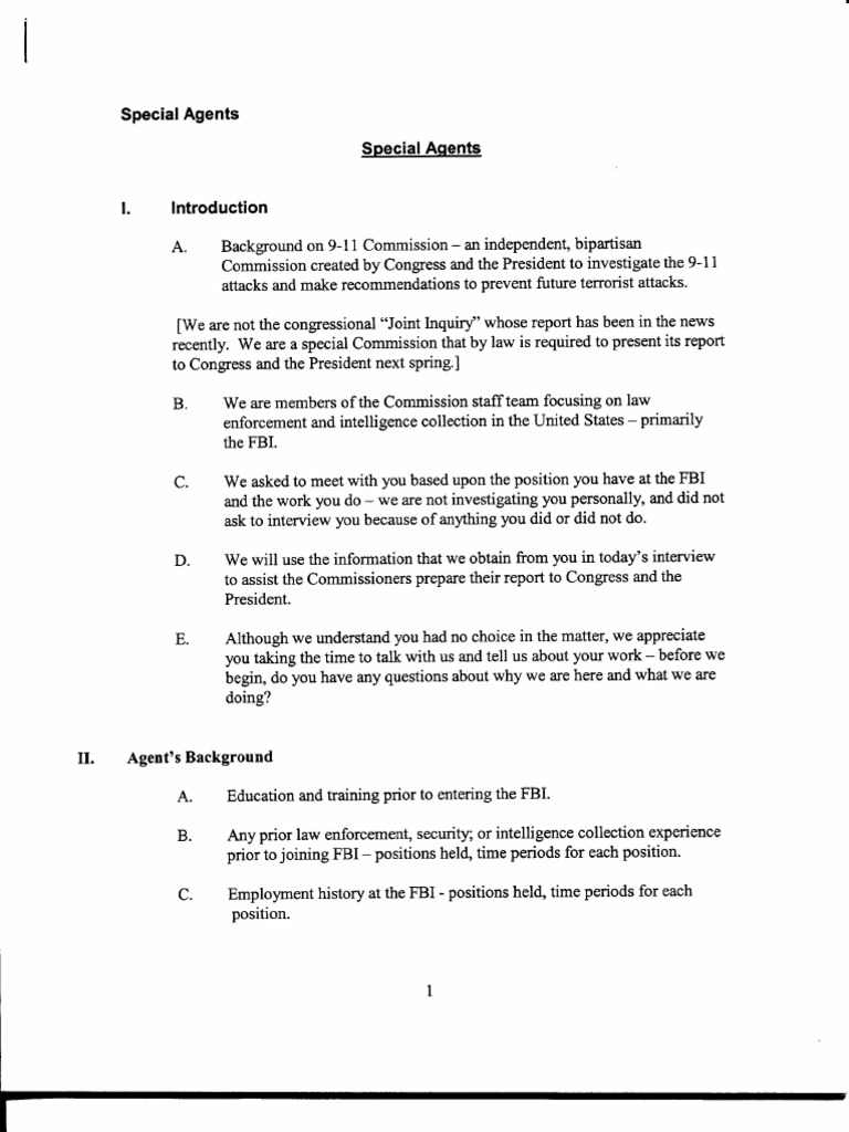 T5 B41 Notes 6-26-03 To 9-2-03 3 of 4 FDR - Tab 10 - Questions For FBI ...