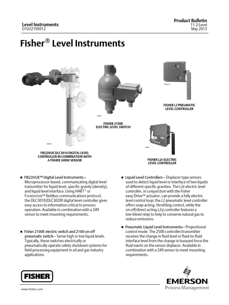 Fisher Level Transmitter | Download Free PDF | Steel | Switch