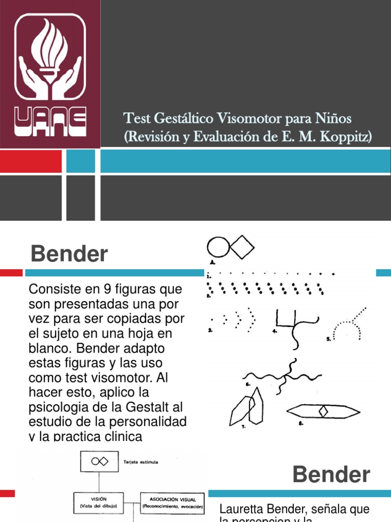 Test Bender | Cognición | Psicología