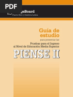 Guia de Estudio PIENSE I | PDF | Prueba (evaluación) | Verbo