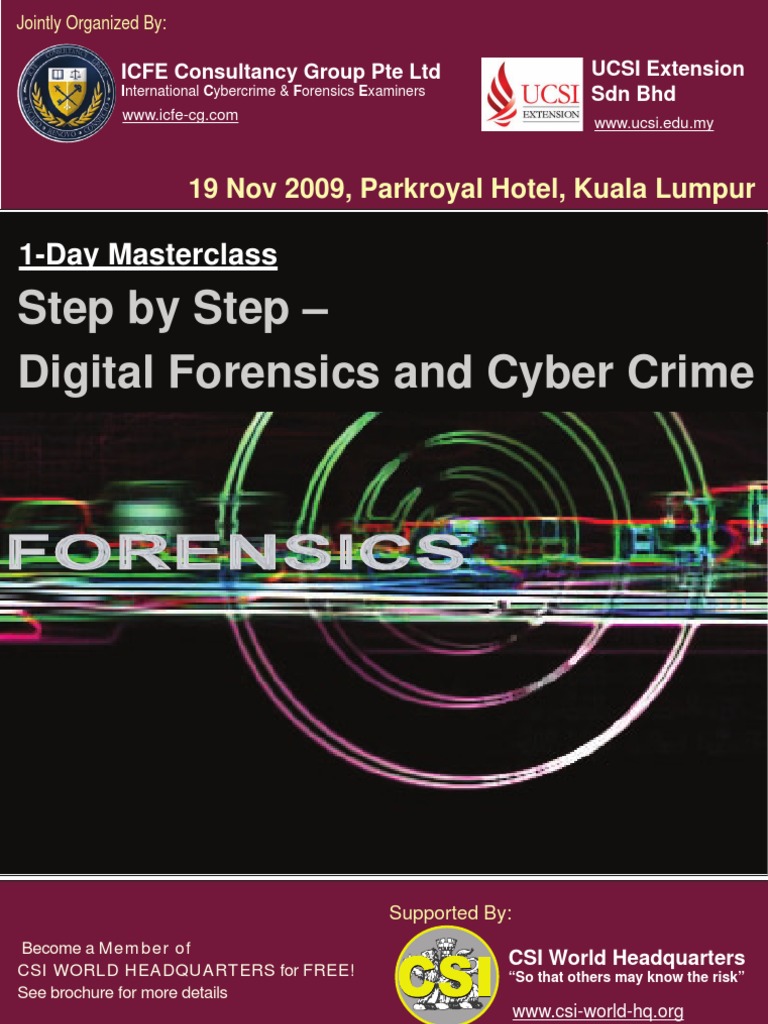 Step by Step - Digital Forensics and Cyber Crime | PDF | Computer ...