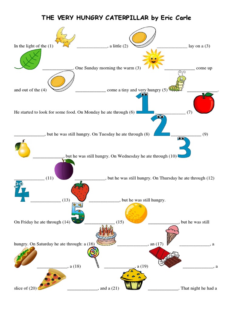 The Very Hungry Caterpillar by Eric Carle | PDF