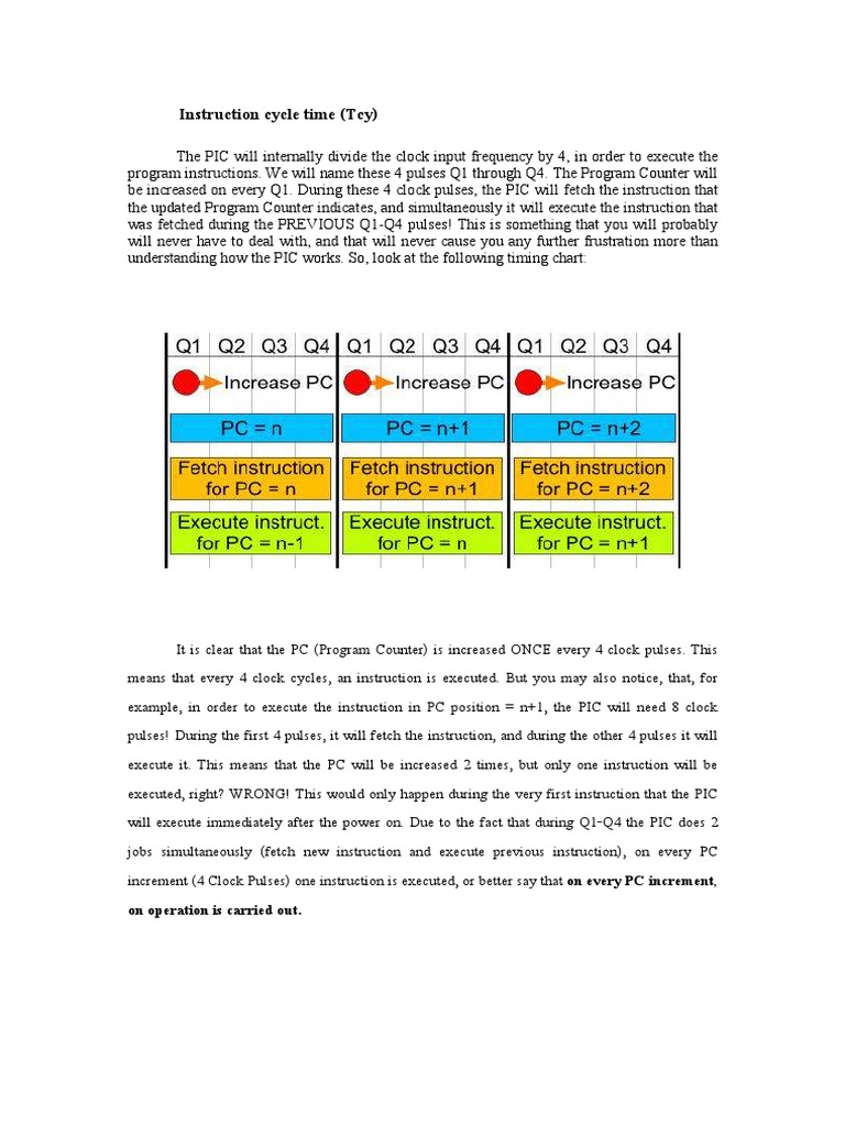 Instruction Cycle Time PDF | PDF | Instruction Set | Hertz