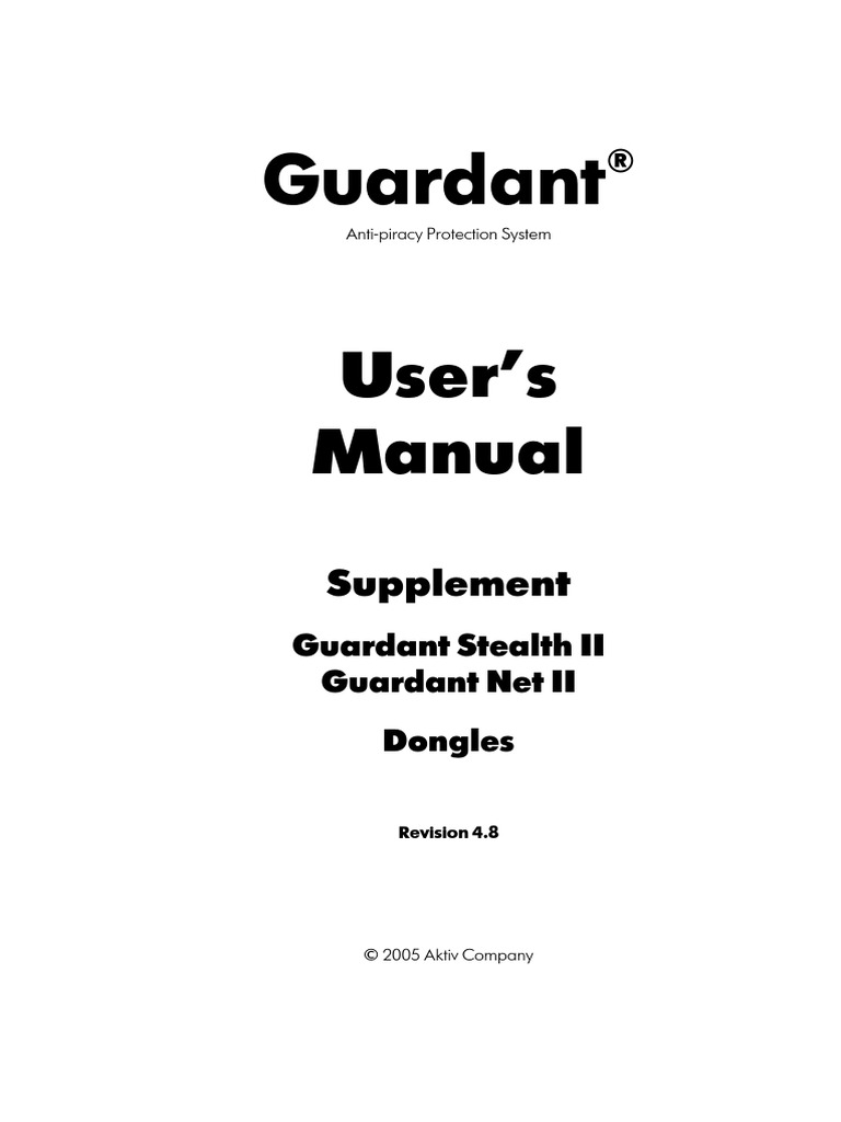 Guardant User's Manual | PDF | Code | Parameter (Computer Programming)
