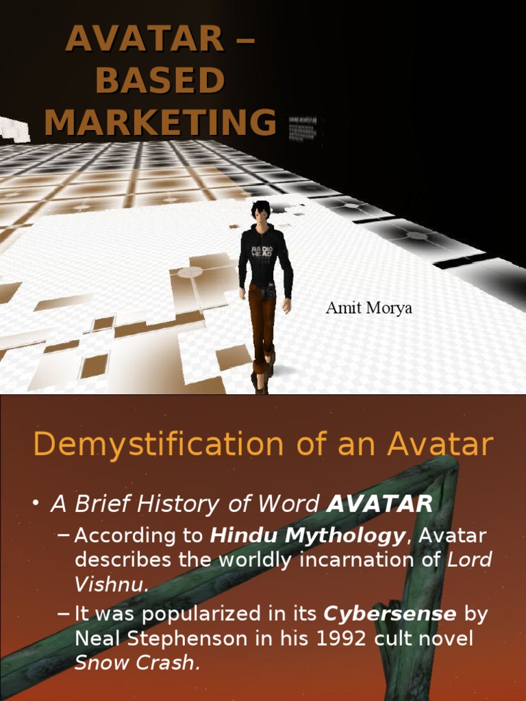 Avatar - Based Marketing | PDF | Second Life | Virtual World