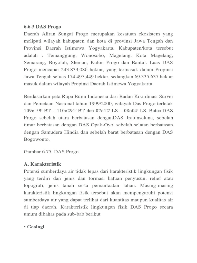 Das Progo | PDF