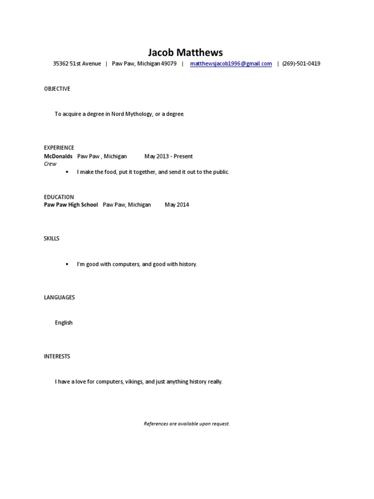 Jacob Matthews | PDF