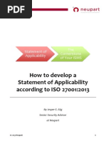 Statement of Applicability Template | Information Security | Access Control