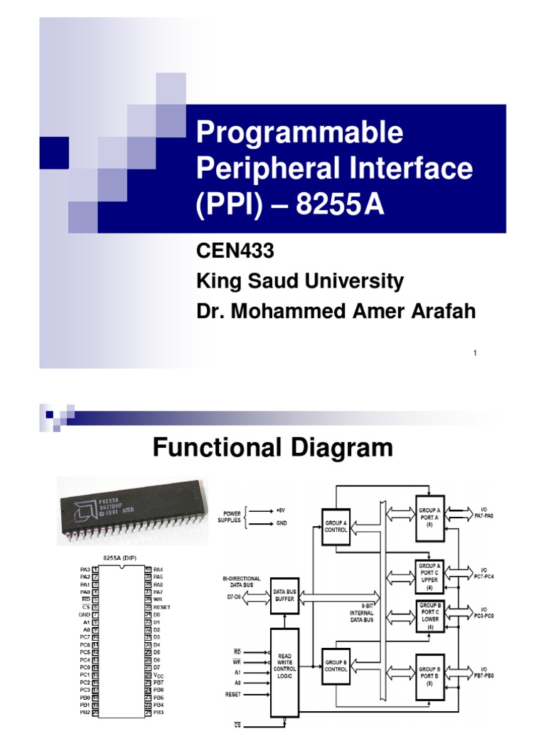 Part6_8255A | Input/Output | Computer Architecture