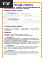 Formules de Politesse Administratives | PDF