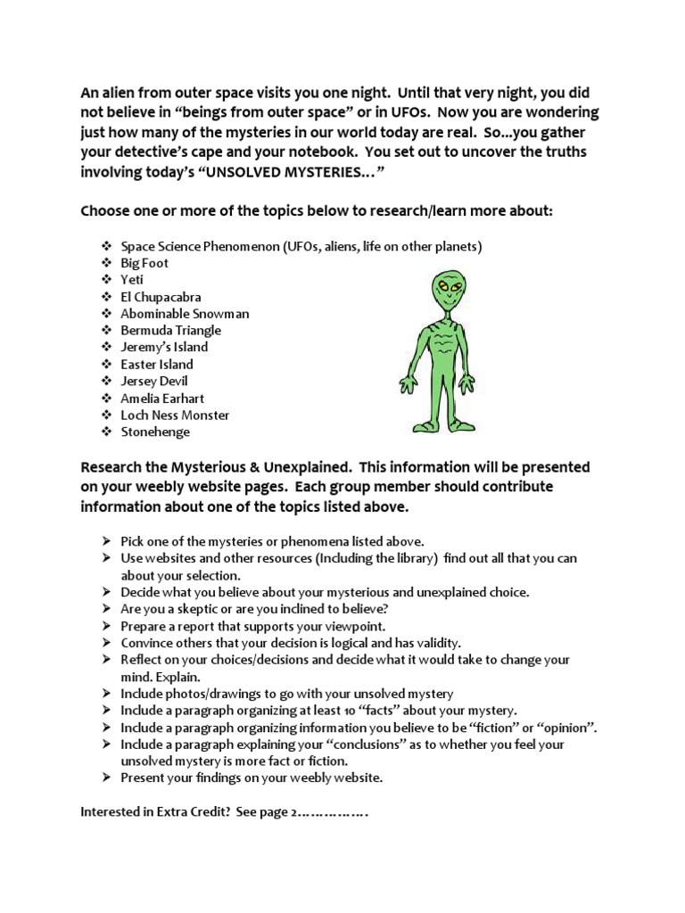 Mysterious and Unexplained | PDF | Unidentified Flying Object | Mystery