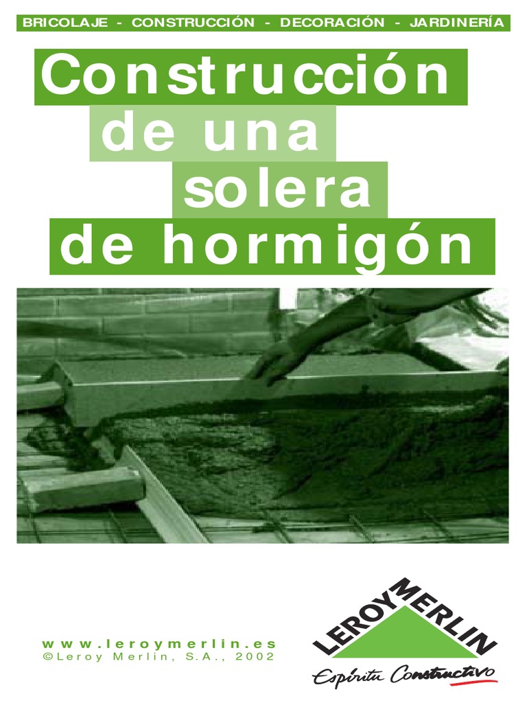 Anónimo - Construccion Solera Hormigon | PDF | Cemento | Ingeniería ...