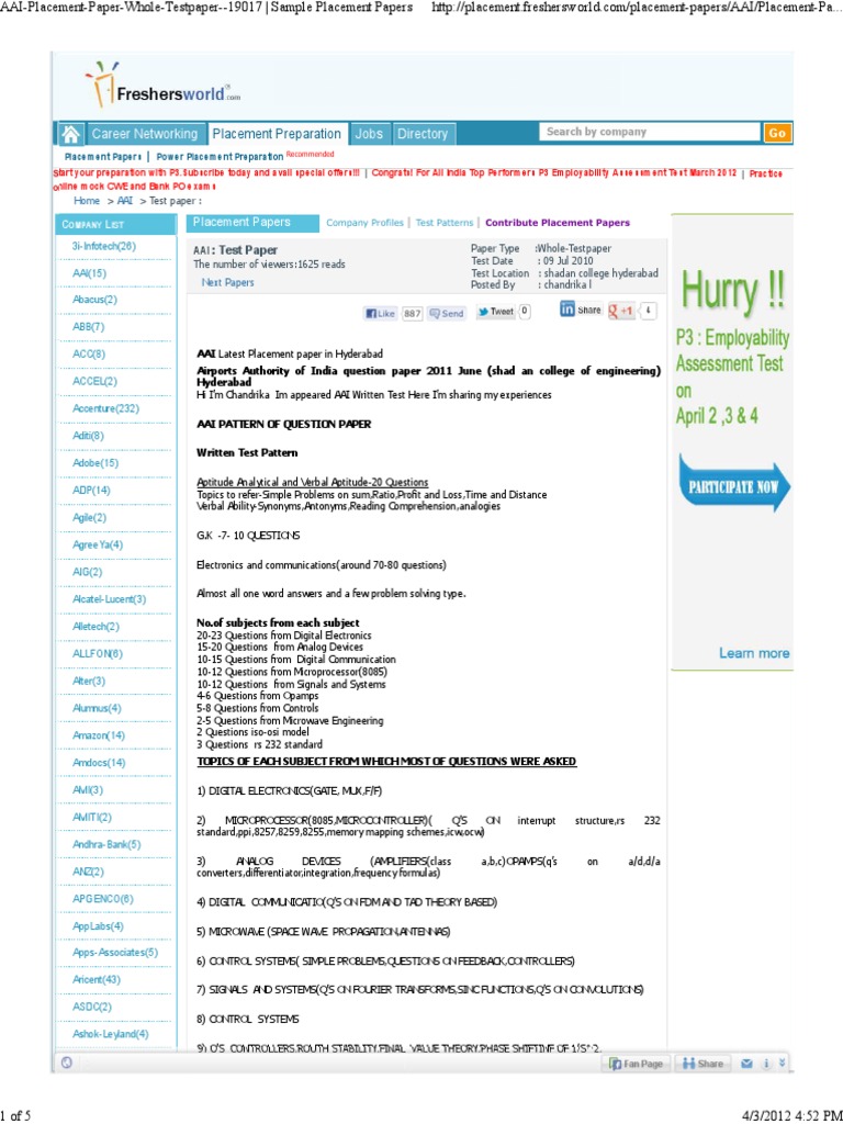 AAI-Placement-Paper-Whole-Testpaper--19017 _ Sample Placement Papers ...