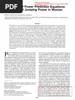 Sargent Jump Test Overview and Norms | PDF | Muscle Contraction ...