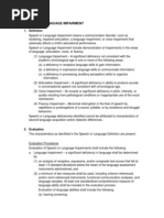 Speech and Language Severity Scales | PDF | Speech | Communication