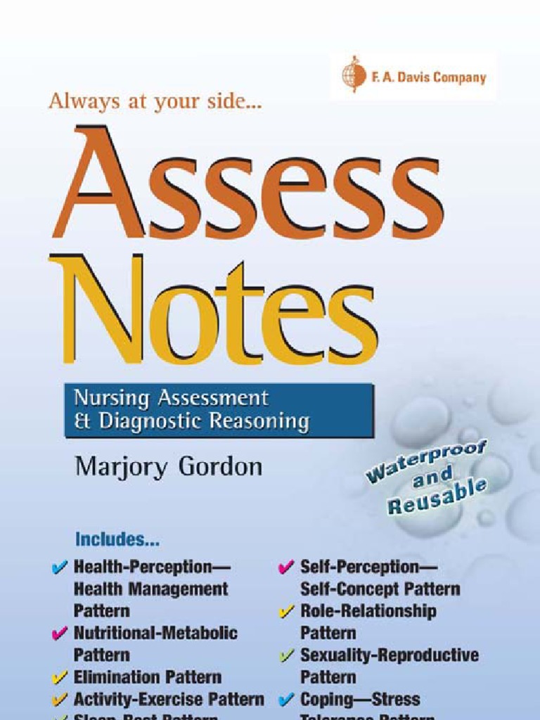 Daviss Notes - Assess Notes | PDF | Medical Diagnosis | Autonomy