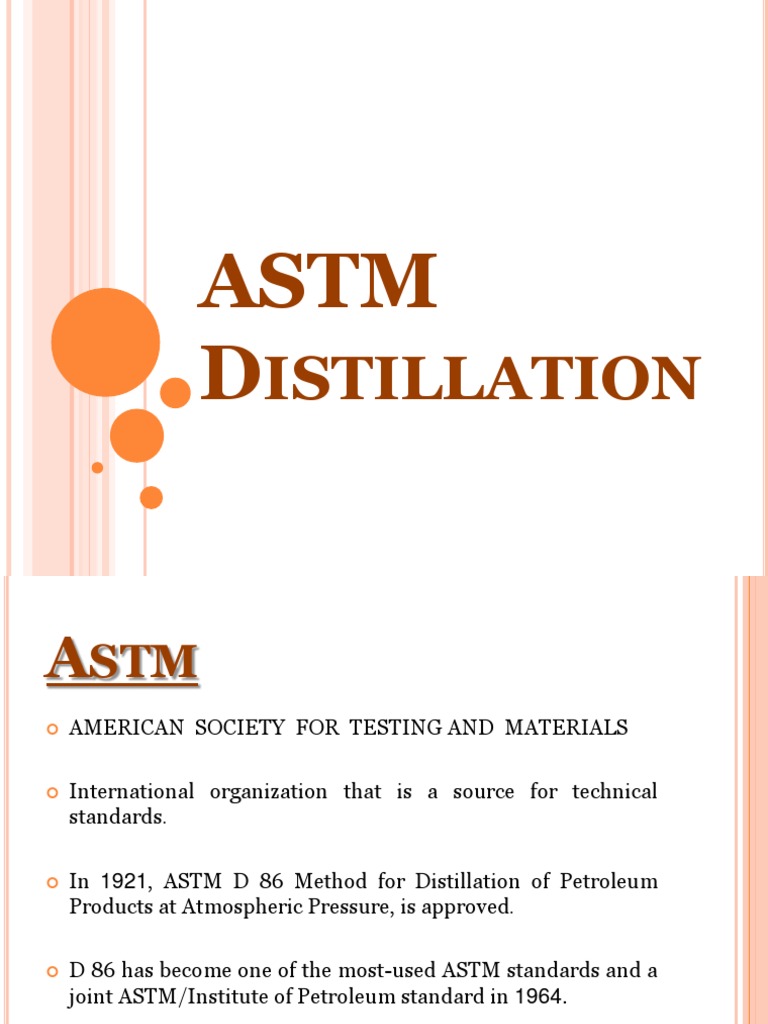 ASTM Distillation | PDF