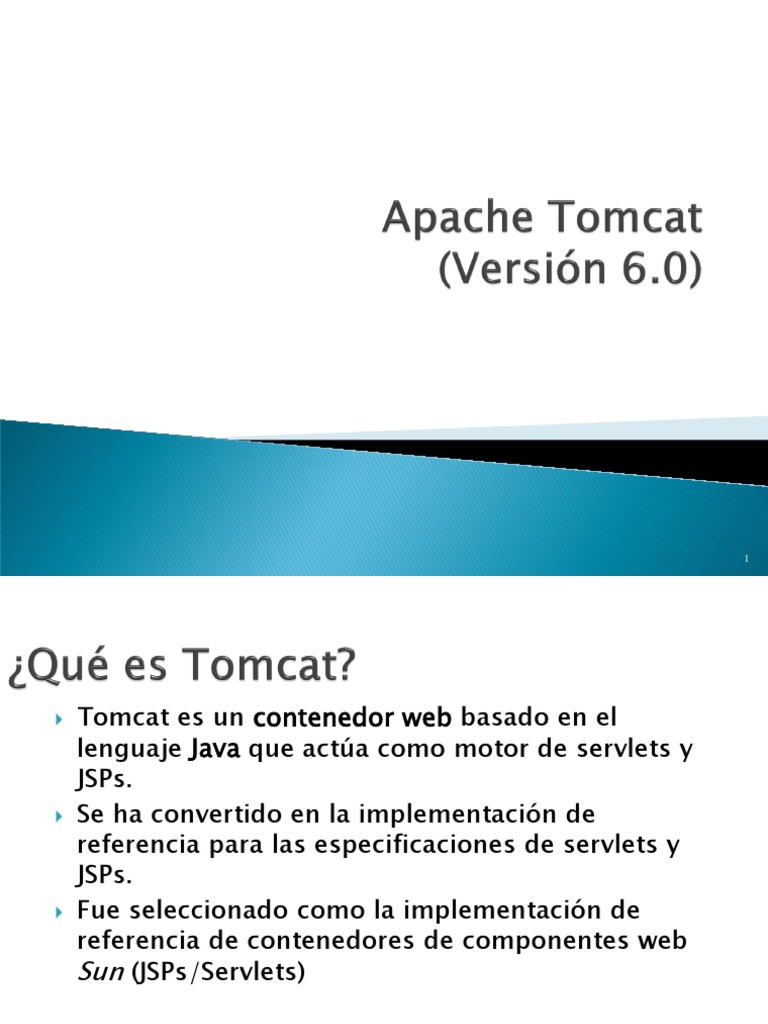 Introducción A Tomcat | PDF | Páginas del servidor Java | Servidor HTTP Apache