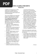 Unpacking Prompts Practice | PDF | Essays | Behavior Modification