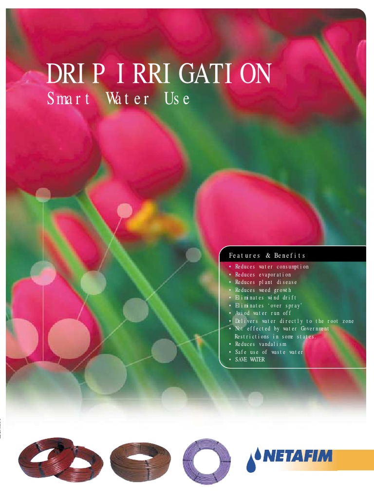 Drip Irrigation Brochure | PDF | Irrigation | Liquids