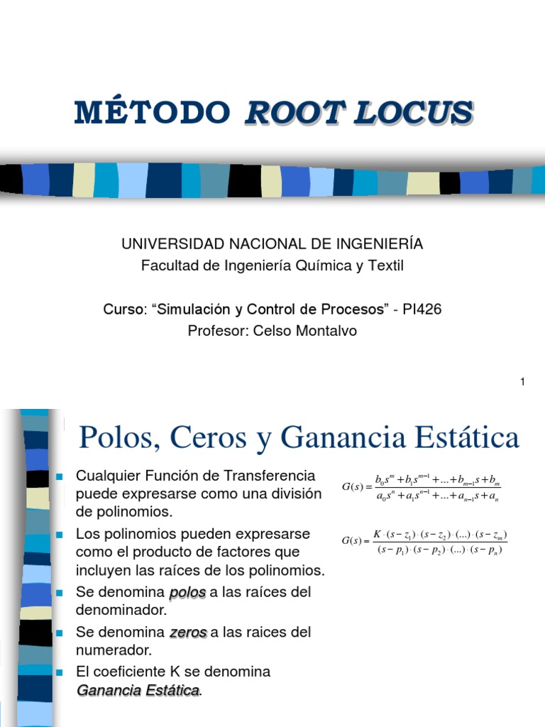 Método Root Locus | PDF | Análisis numérico | Matemáticas Aplicadas