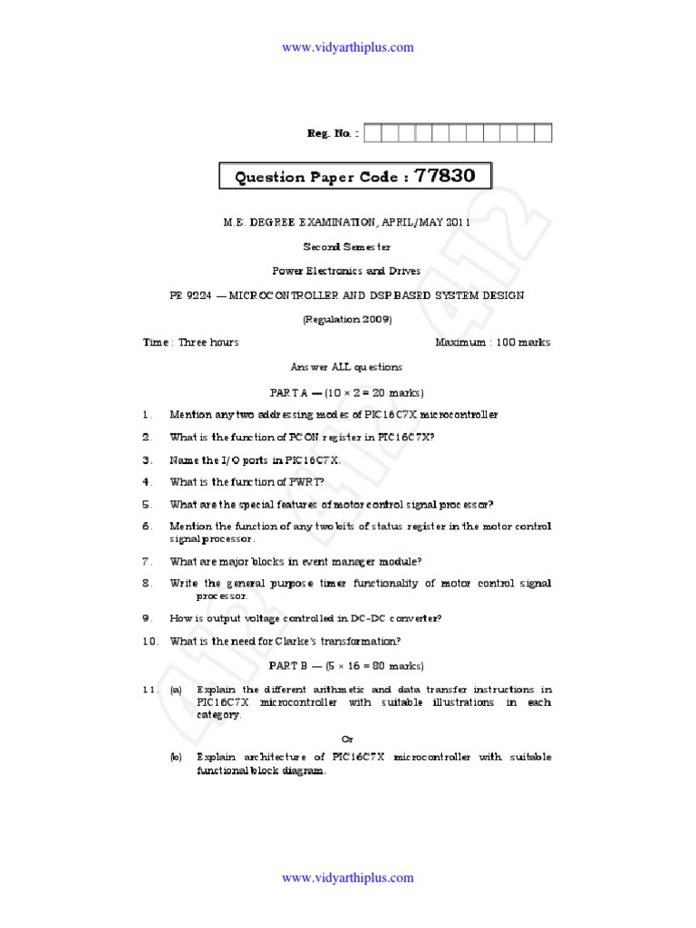 Microcontroller and DSP Based System Design | PDF | Lifestyle