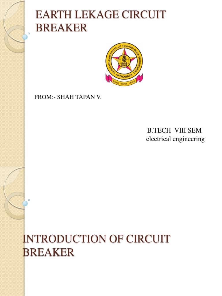 Introduction of Circuit Breaker | PDF | Transformer | Inductor
