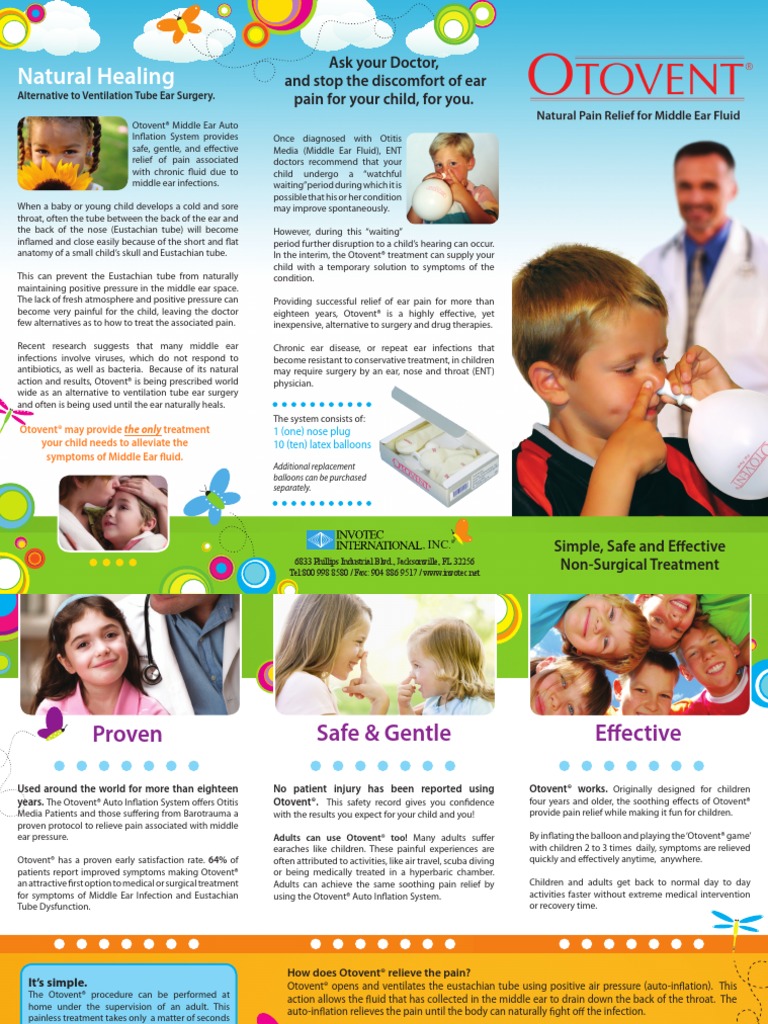 Otovent Patient Brochure | PDF | Medicine | Clinical Medicine