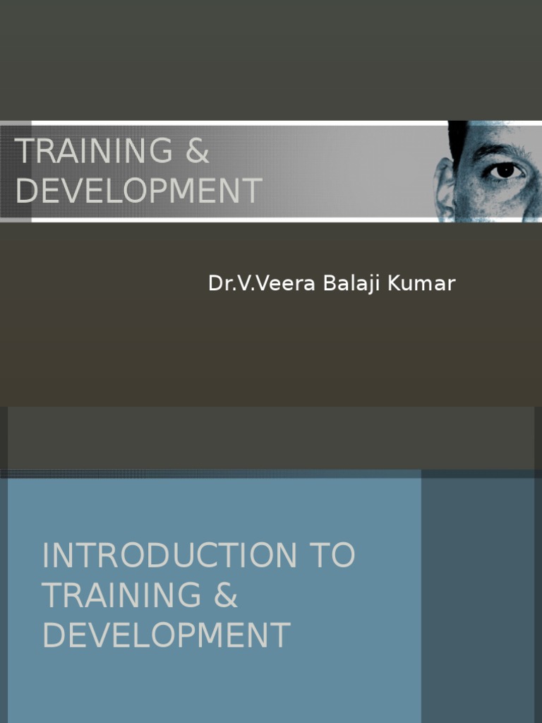 Training Development Introduction Pdf Goal Motivation