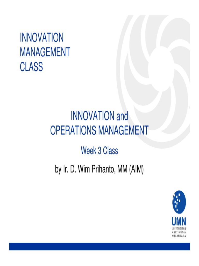 2011 Innovation & Operations Management | PDF | Supply Chain Management ...