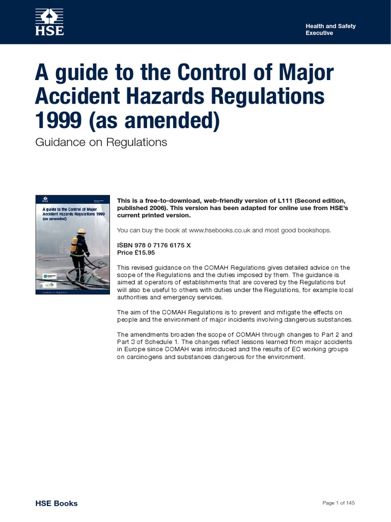 A Guide To The COMAH | PDF | Safety | Employment