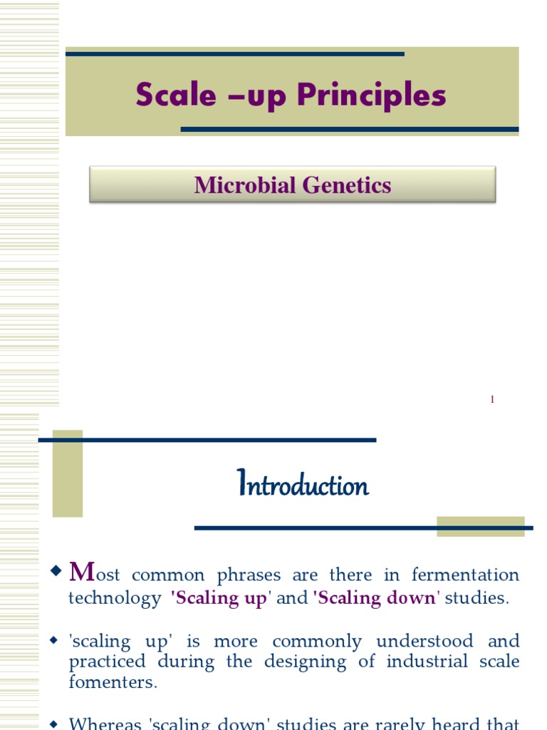 Scale Up Principles | PDF | Fluid Dynamics | Computational Fluid Dynamics