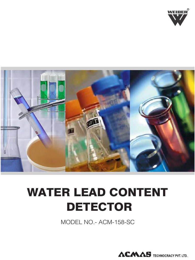 Water Lead Content Detector | PDF | Lead | Sensor