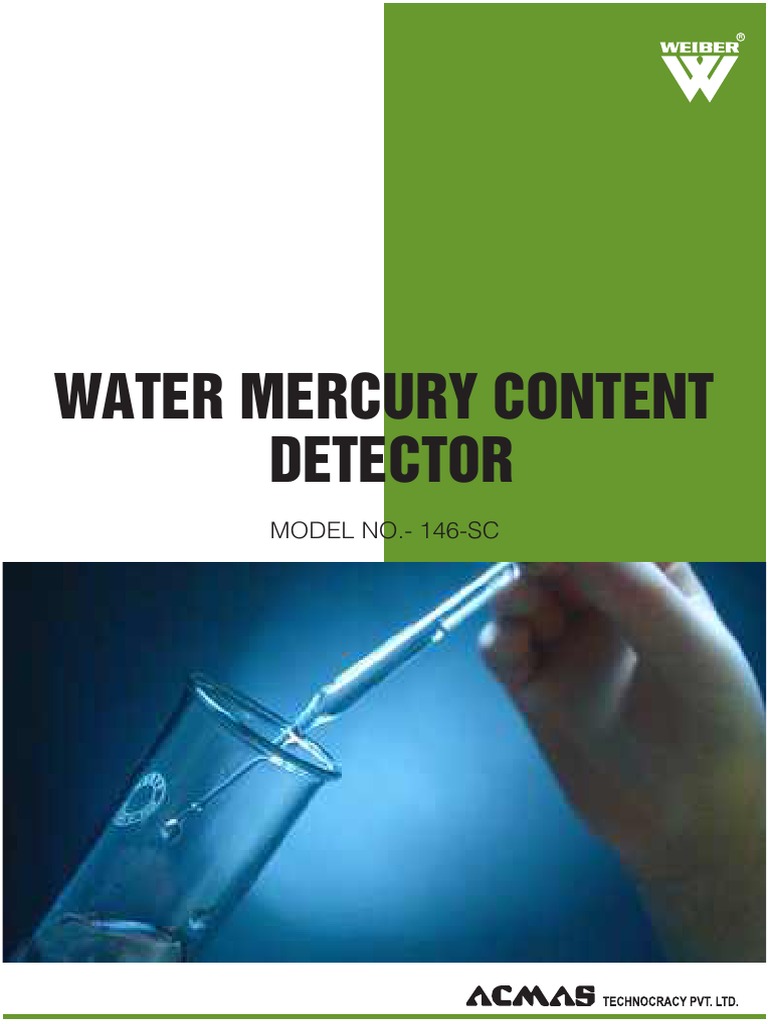 Water Mercury Content Detector | PDF