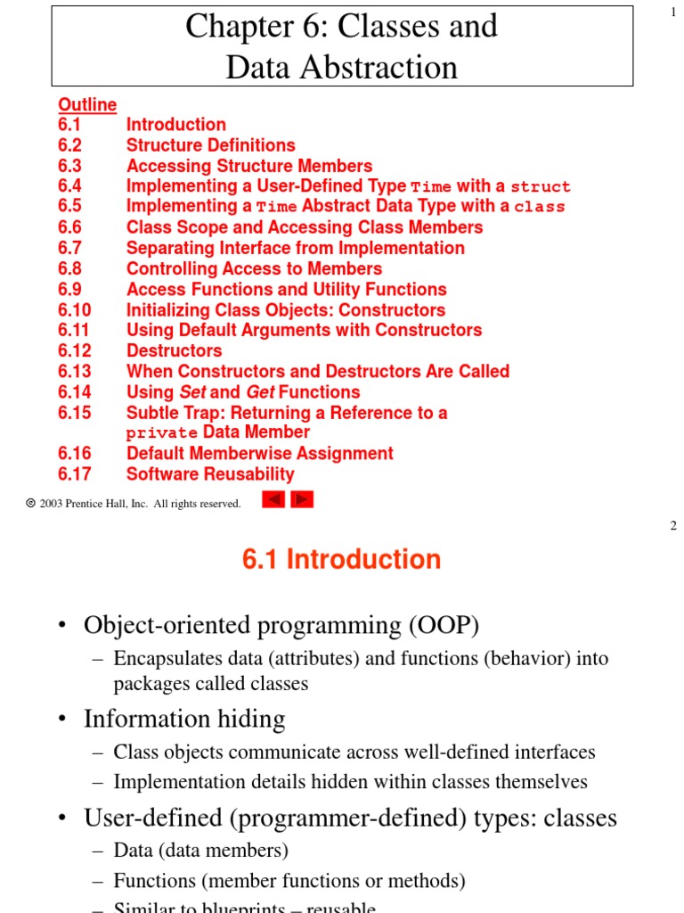 2003 Prentice Hall, Inc. All Rights Reserved | Download Free PDF | Class (Computer Programming ...