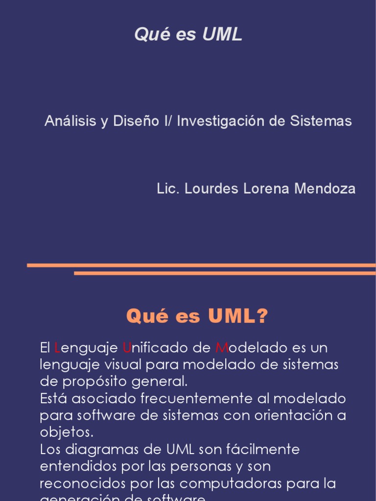 Capitulo 1 Que Es Uml | PDF | Lenguaje de modelado unificado | Proceso ...
