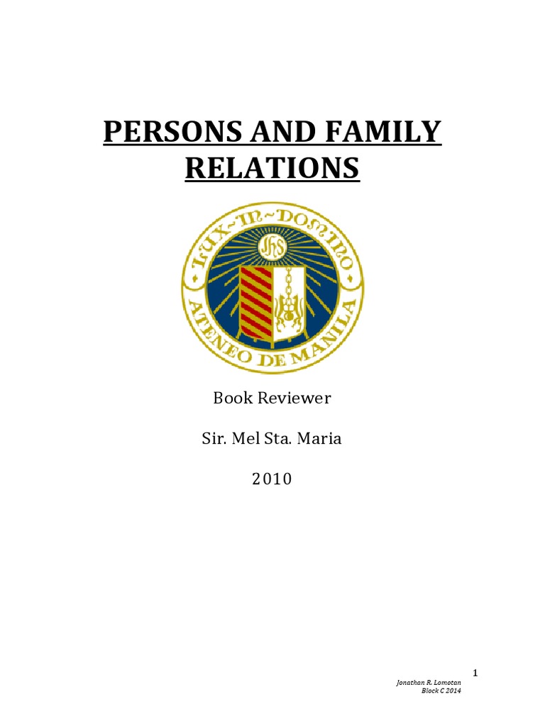 Persons Notes - Sta. Maria Book | PDF | Sexual Slavery | Marriage