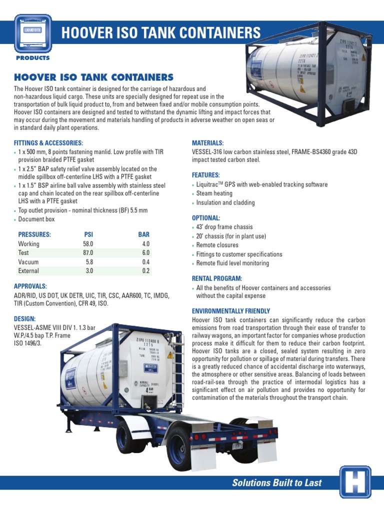 ISOTANKS | Valve | Transport