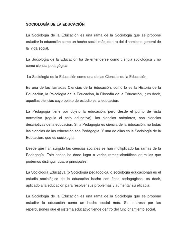 La Educacion Como Derecho Humano y Deber Social | PDF | Science ...