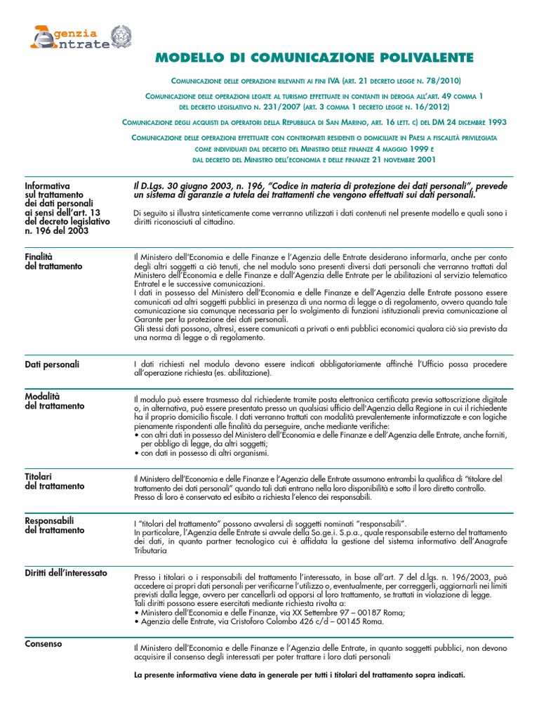 Modello Di Comunicazione Polivalente