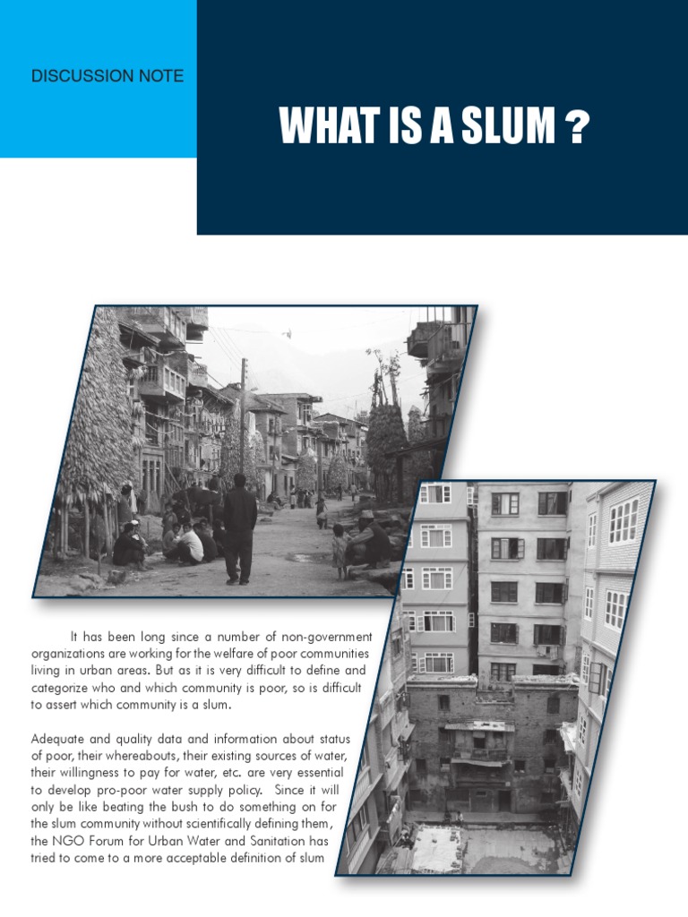 SLUM Definition | PDF
