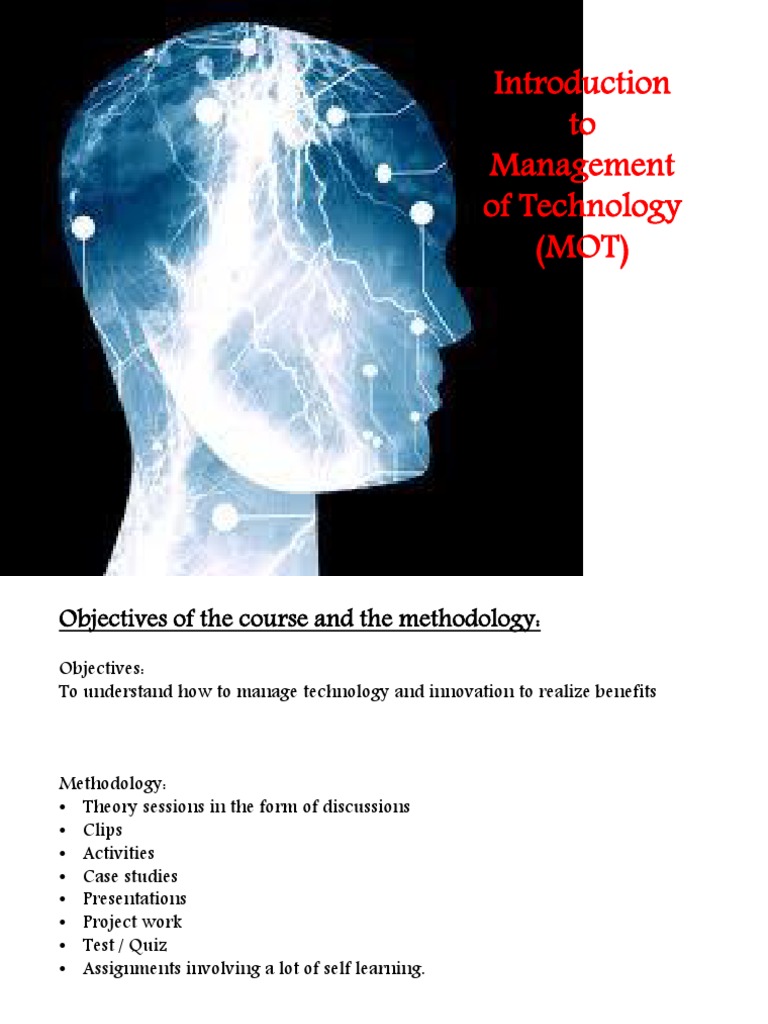 To Management of Technology (MOT) | PDF | Innovation | Science
