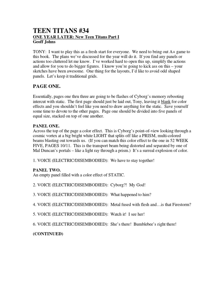 Teen Titans | PDF | Dc Comics Characters | Dc Comics