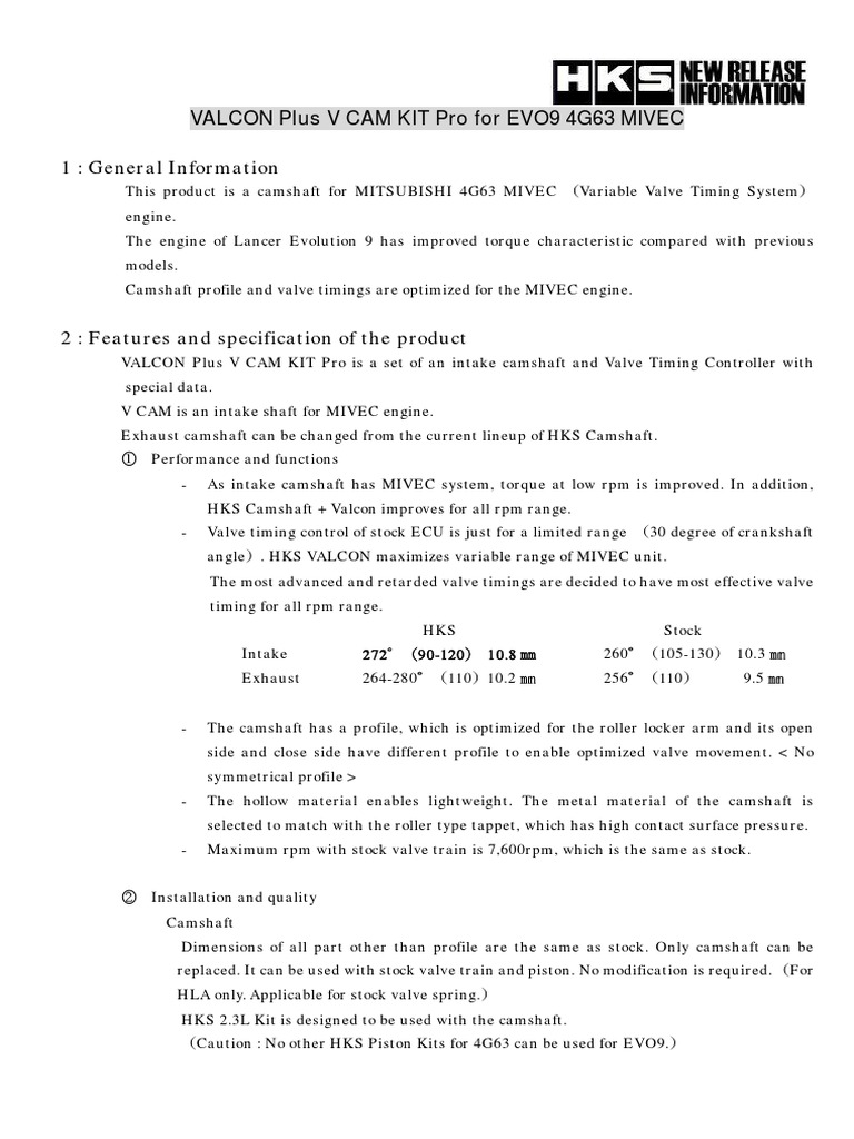 4g63 MIVEC Engine | PDF | Automotive Technologies | Engines