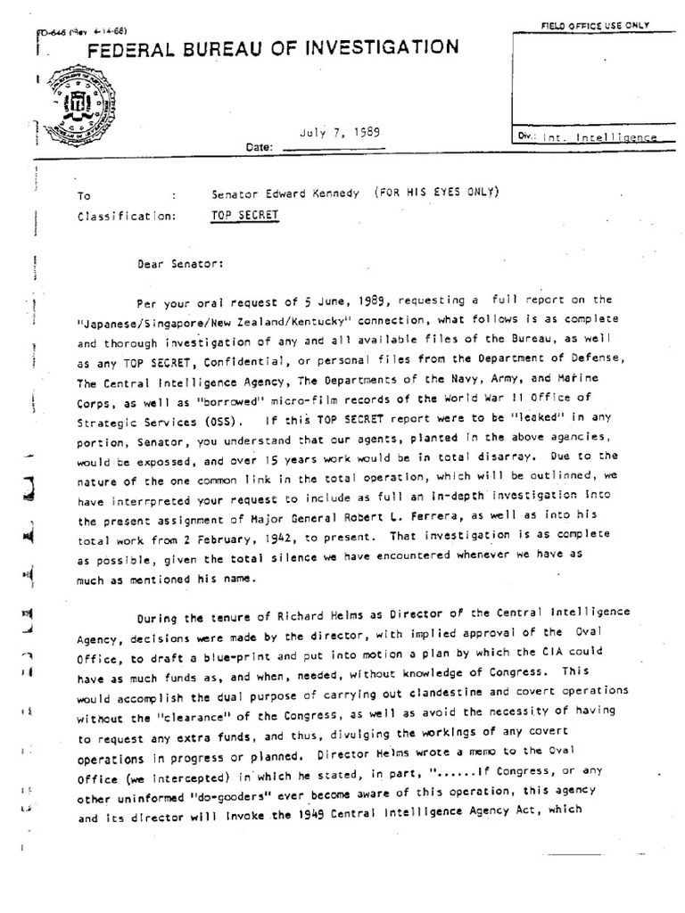 Five Star Trust Origins - FBI Redacted Report