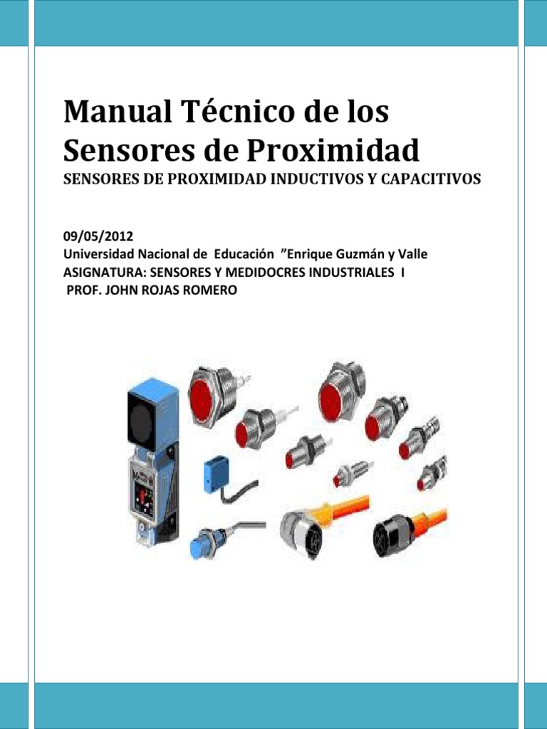 Manual de Los Sensores Inductivos y Capacitivos | Corriente eléctrica | Inductor