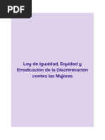 Reglamento Ley 648 Igualdad | PDF | Igualdad de género | Estudios de género