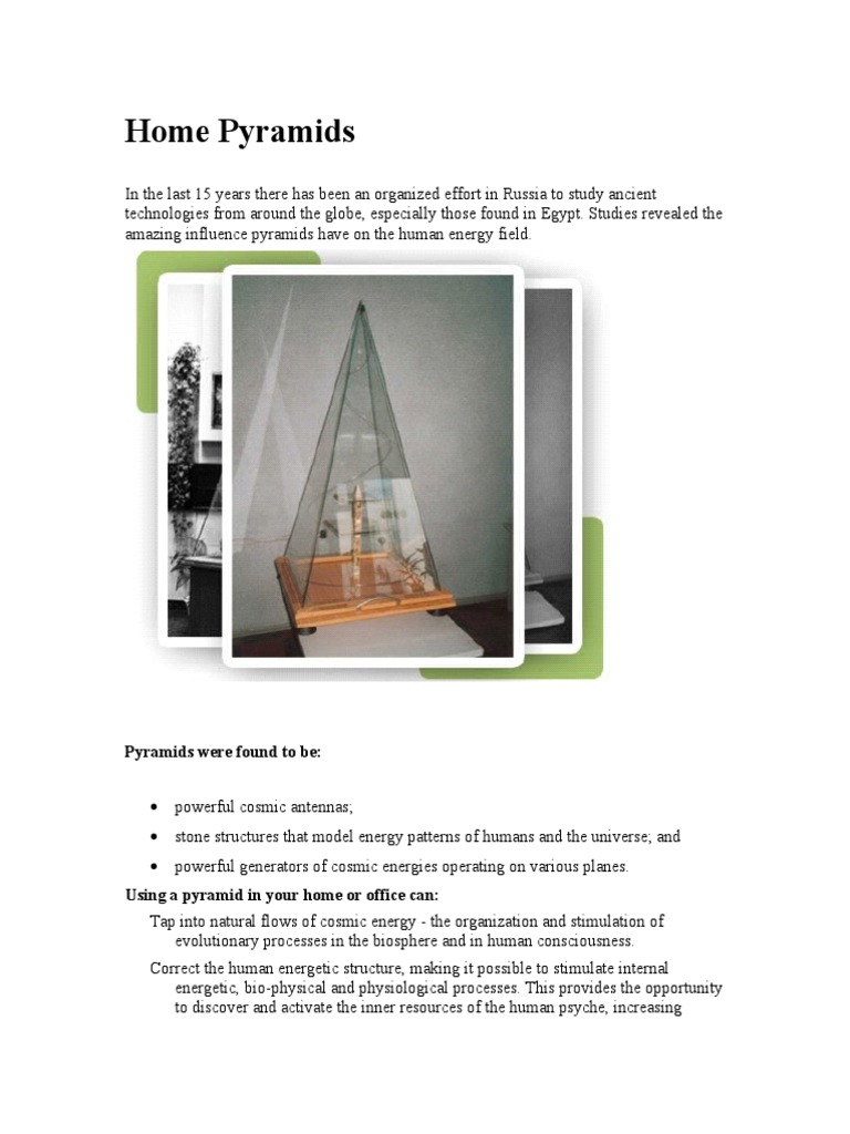 Home Pyramid | PDF | Pyramid | Nature