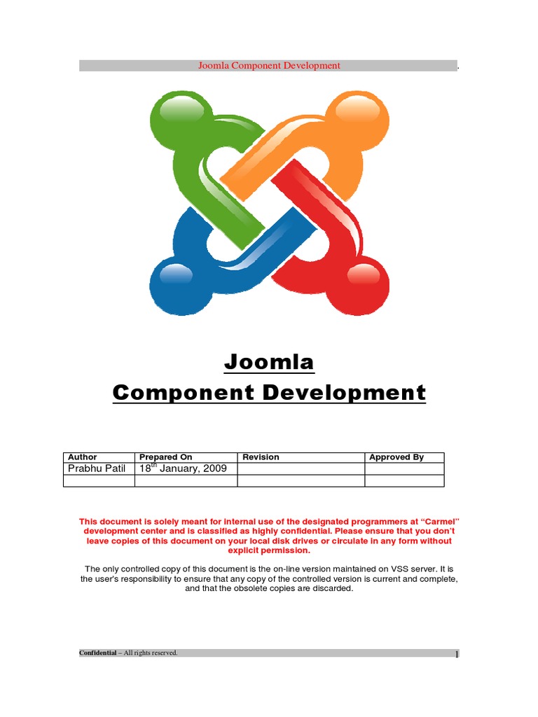 Joomla Component Development PDF | PDF | Joomla | Software Engineering